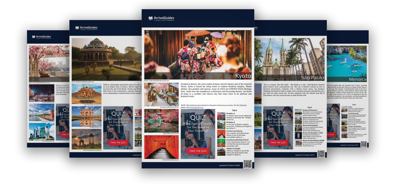 Digital PDF Travel Guides - ArrivalGuides Content Licensing